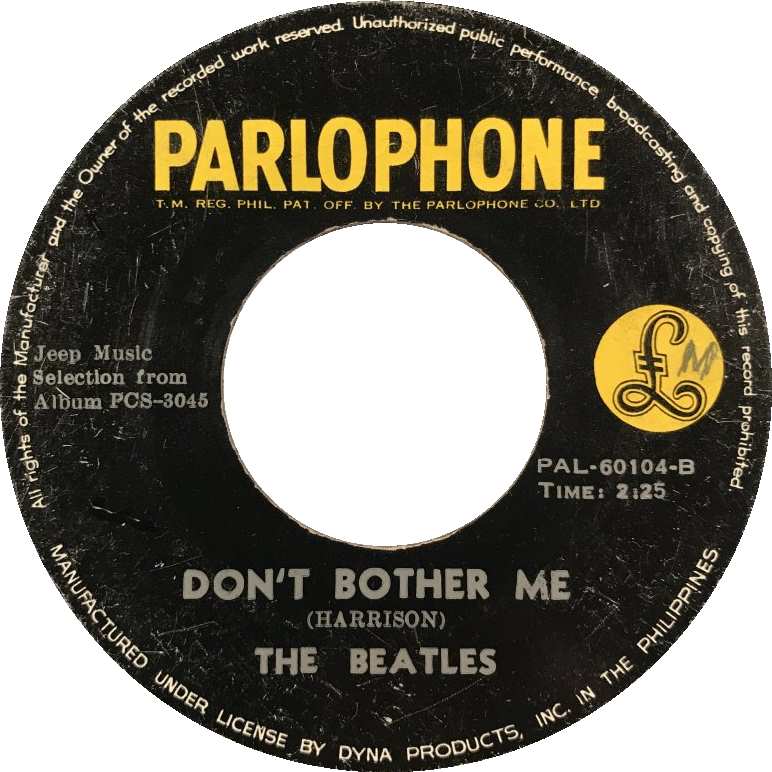 "Don't Bother Me" by The Beatles. The in-depth story behind the songs ...
